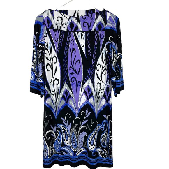 Intermission | Dresses | Intermission Womens Purple Blue Black Paisley ...